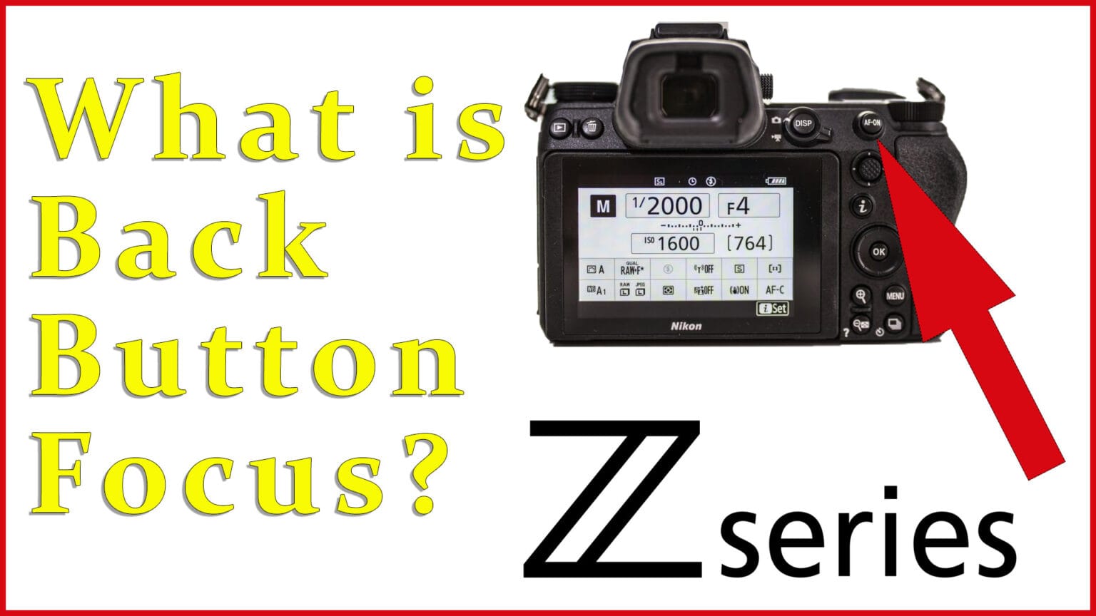 How to use Back Button Focus on your Nikon Z – Shutter Speak